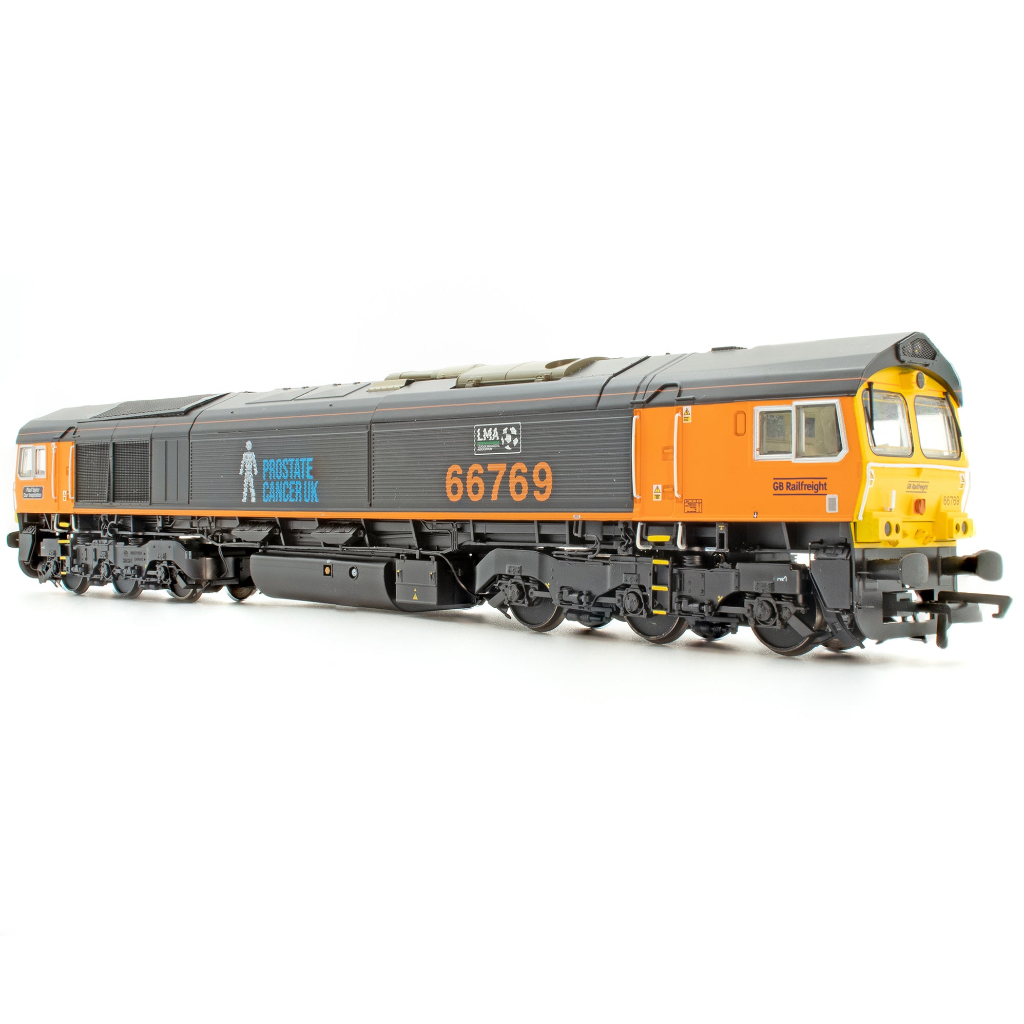 Class 66 - GBRf Prostate Cancer UK Black - 66769 — Accurascale