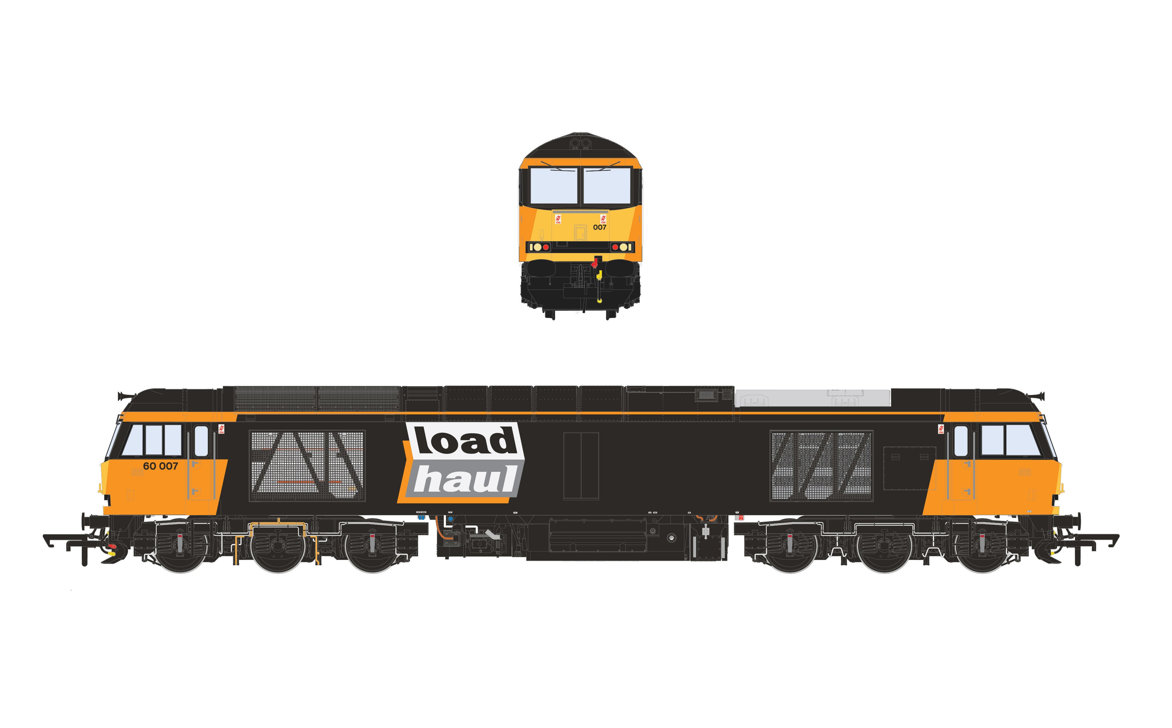 Class 60 - Loadhaul Black - 60007 — Accurascale