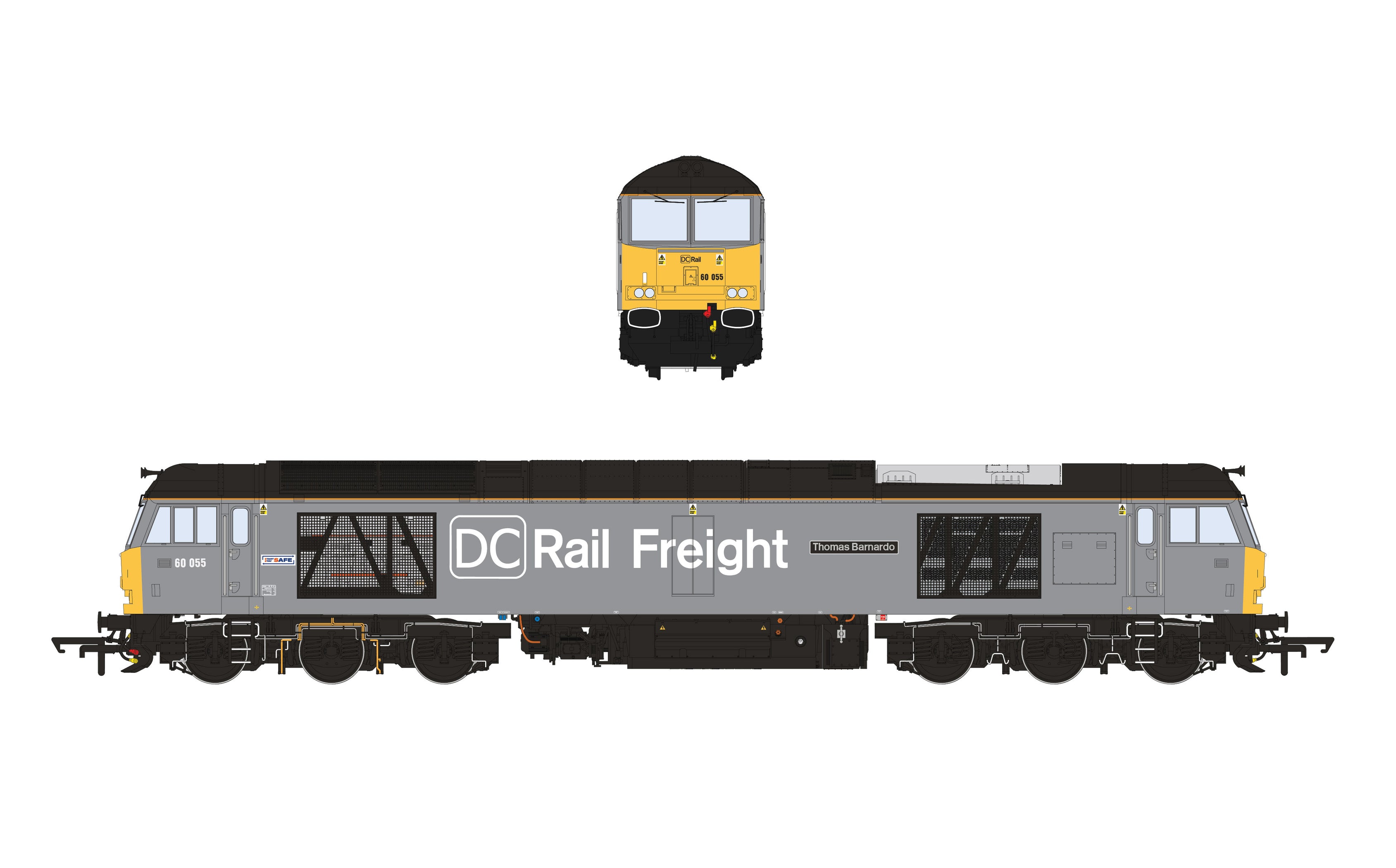 Class 60 - DCR - 60055 - DCC Sound Fitted — Accurascale