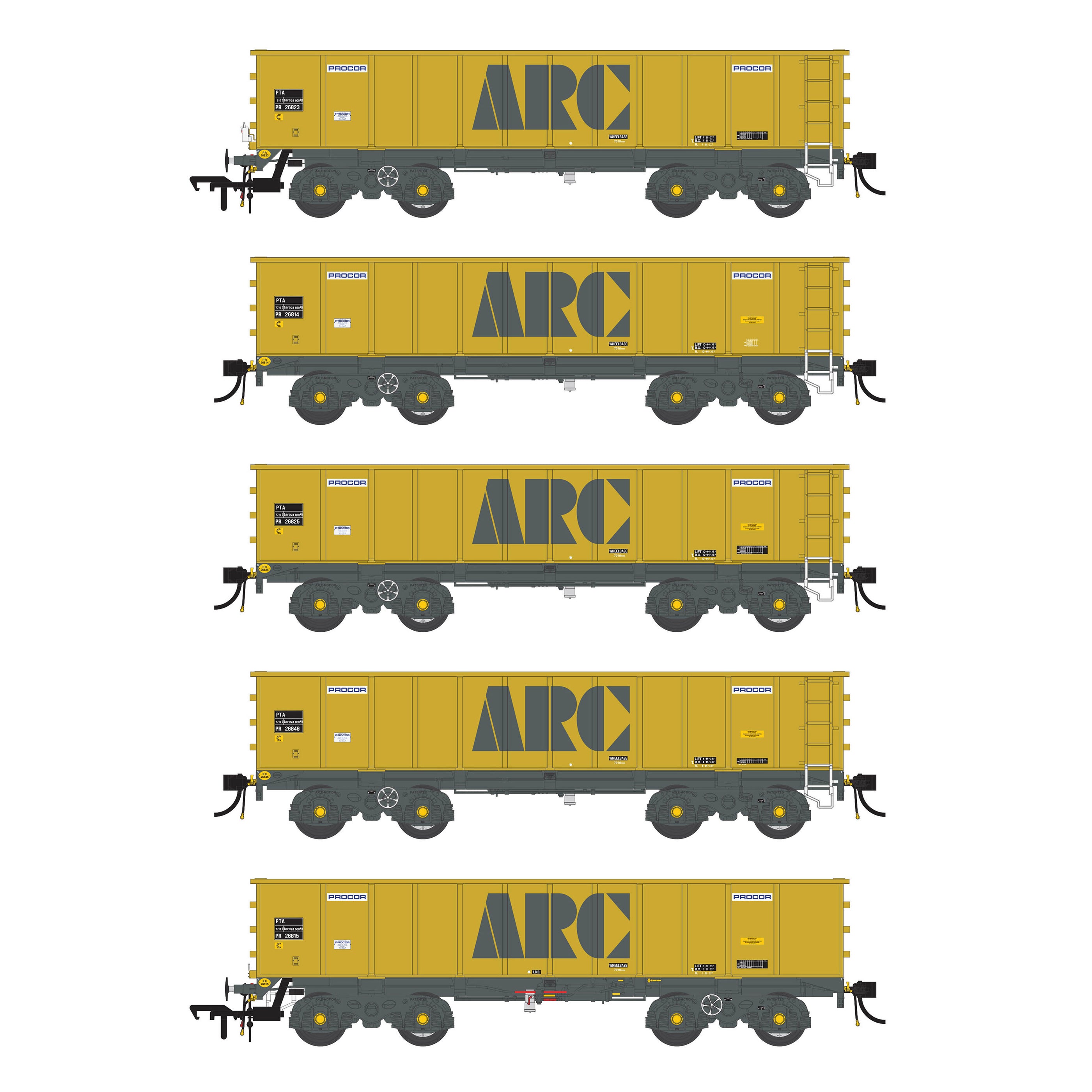 PTA - ARC Early (Procor) - Pack 1 (Inners & Outers) — Accurascale