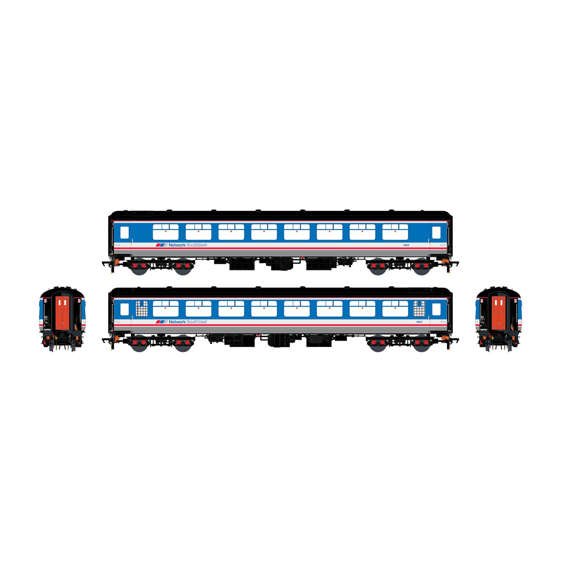BR Mk.2c (großes Toilettenfenster) TSO 5525 Netzwerk Südost – Accurascale