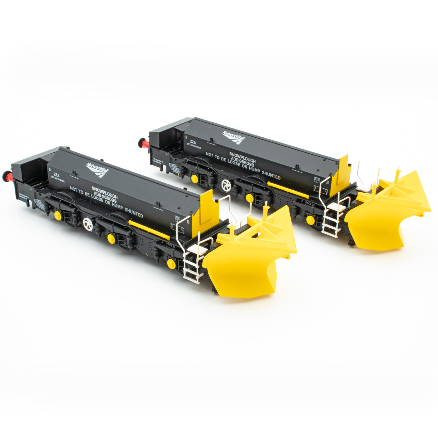 Beilhack Snowplough ZZA ADB966098/099 Network Rail (ex Class 45 ...