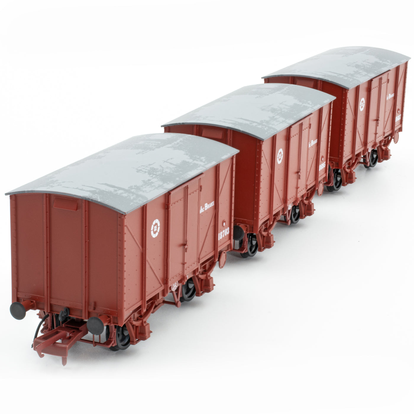 CIE Bulleid H Van - Brown (CIE roundel era) - vacuum fitted - Pack 2 ...