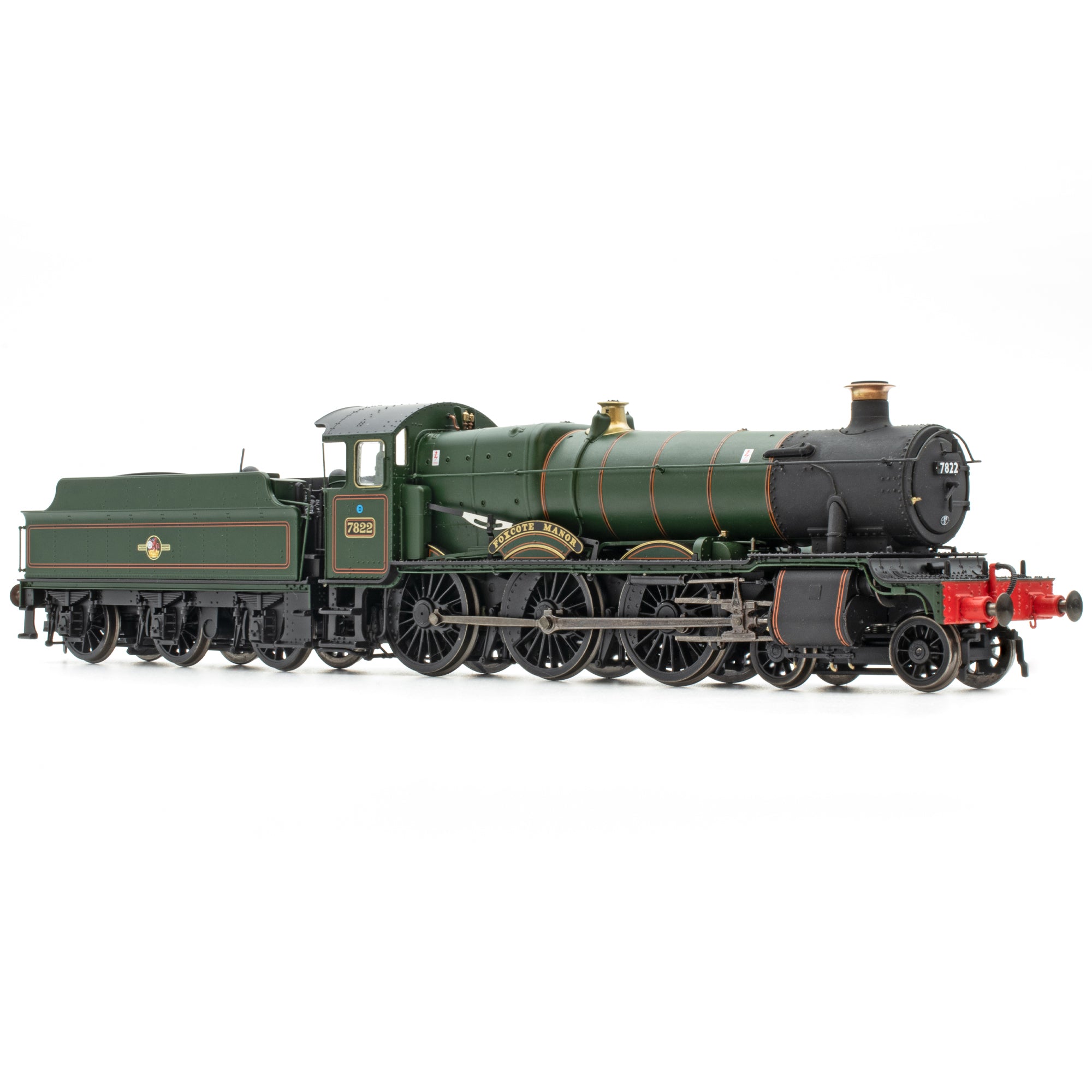 GWR Manor - 7822 Foxcote Manor BR lined green with late crest - DCC So ...
