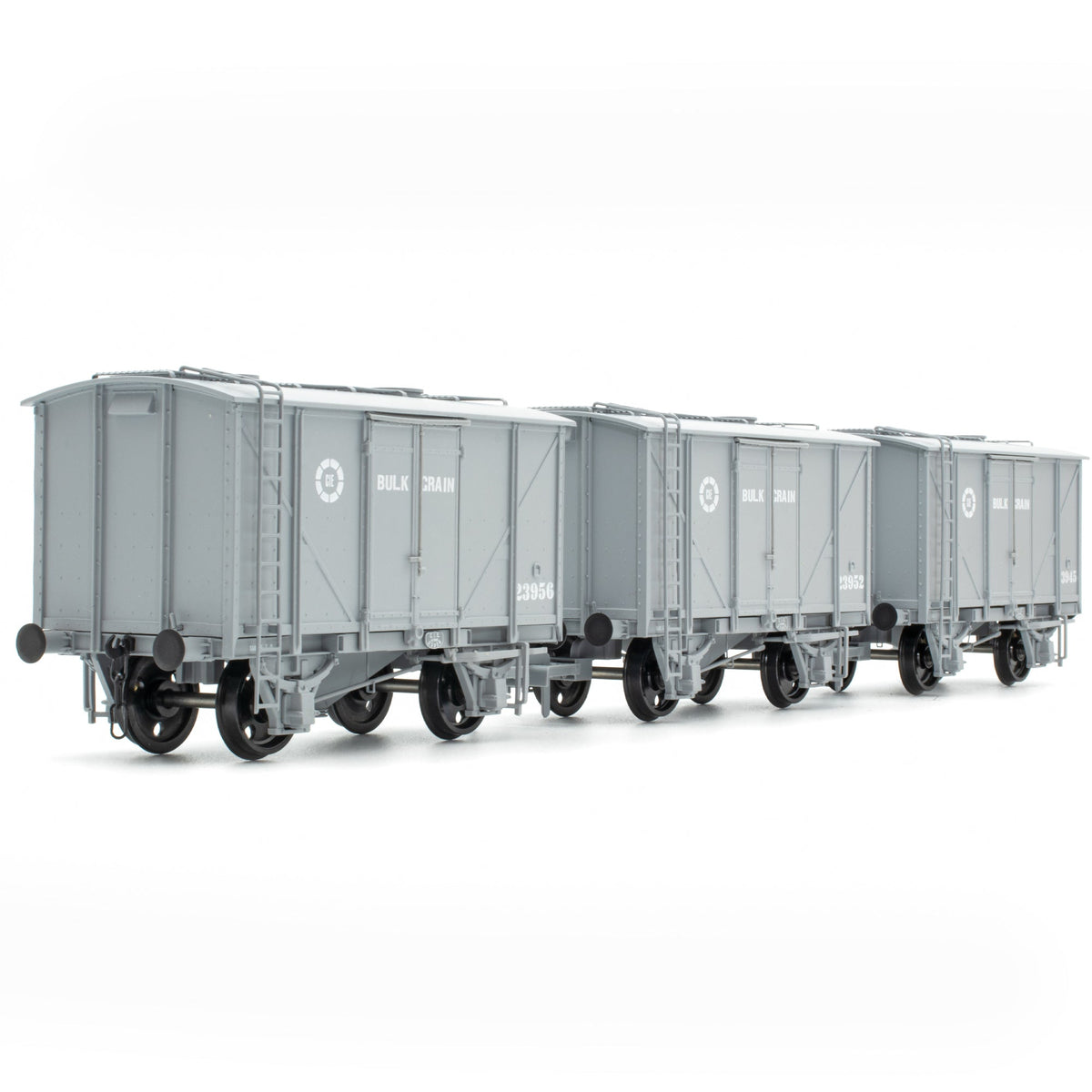 CIE Bulleid Bulk Grain Wagon - Grey (CIE Roundel era) - Pack 1 ...