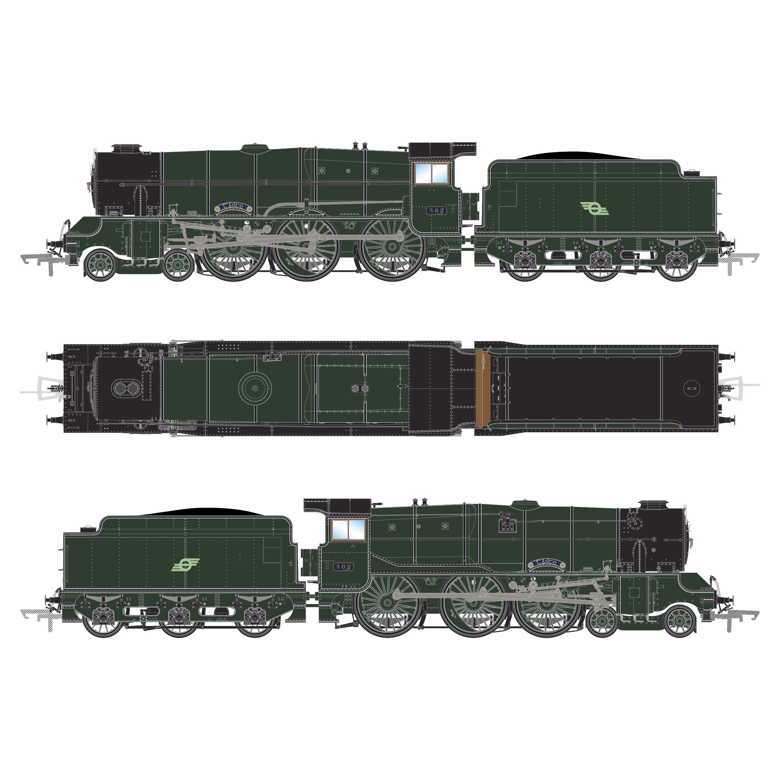 GSR800 - 802 Tailte - CIE (FS) - DCC Sound – Accurascale