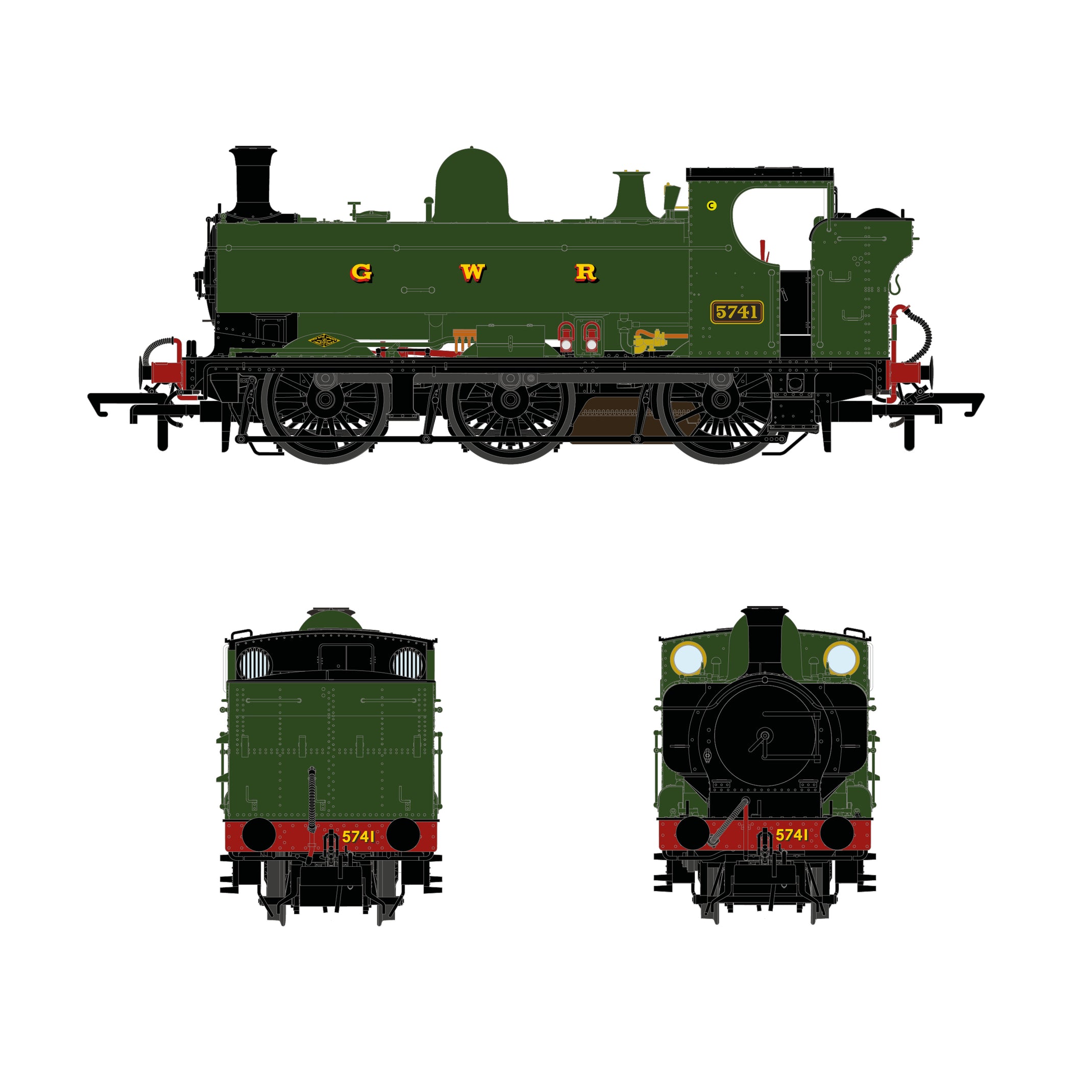5700 Class - 5741 - GWR Green — Accurascale