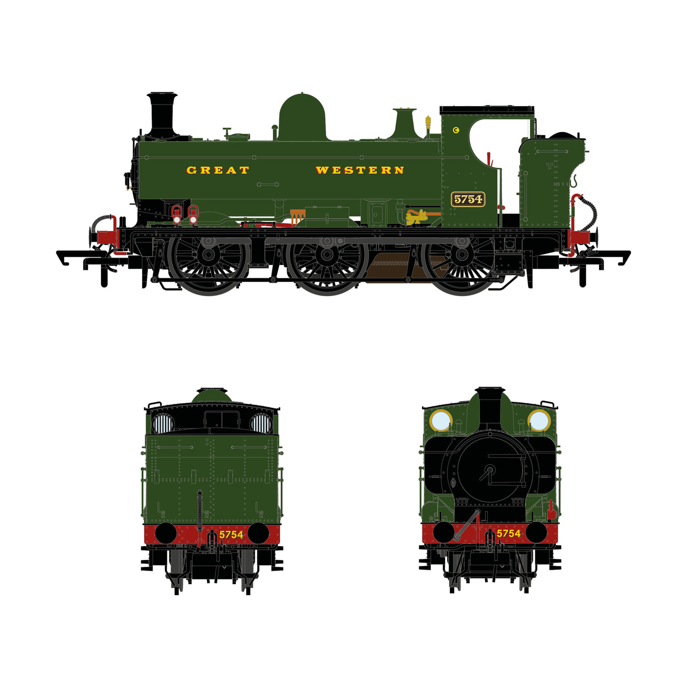 5700 Class - 5754 - Great Western Green — Accurascale