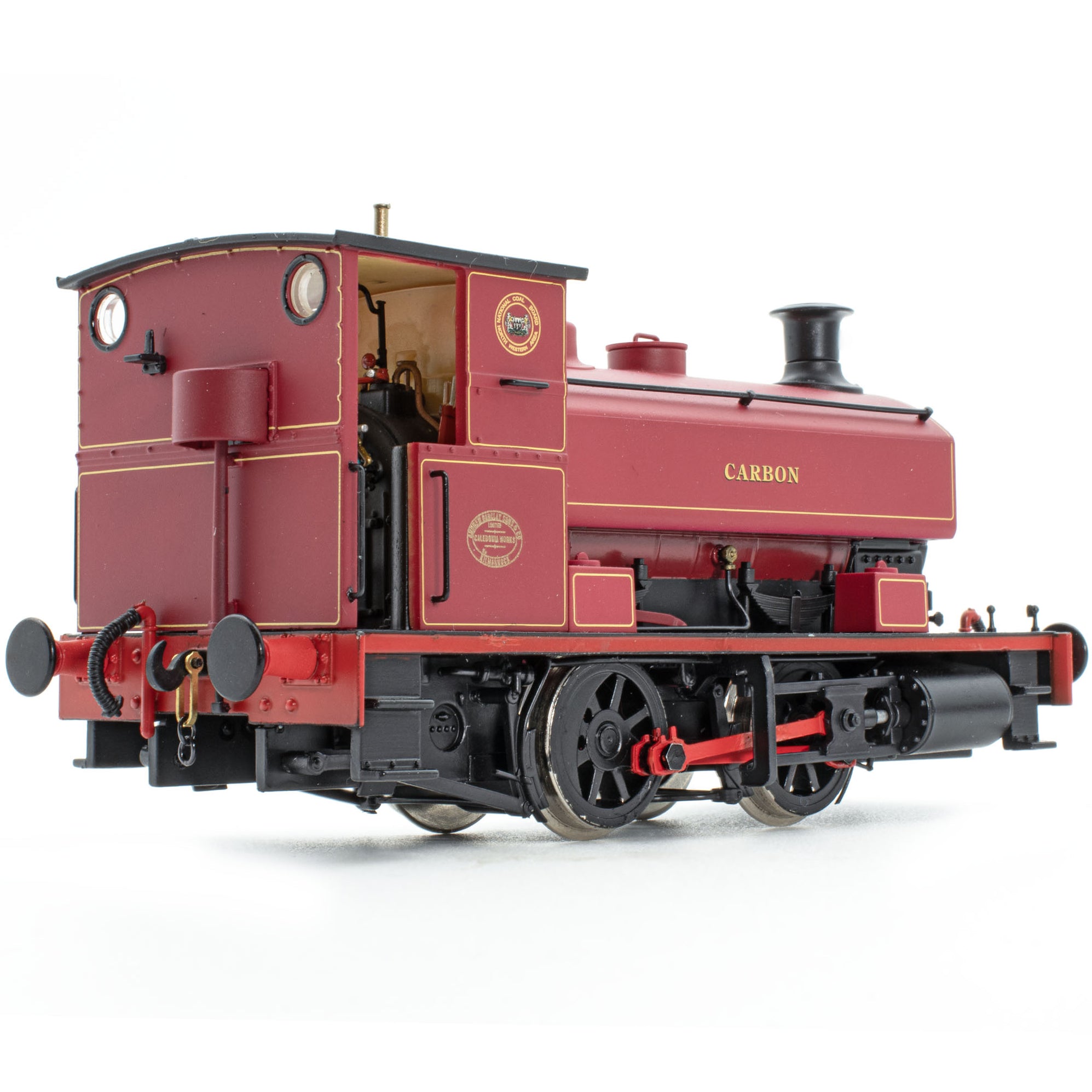 Andrew Barclay 0-4-0ST 14" 'Carbon' in NCB lined maroon — Accurascale