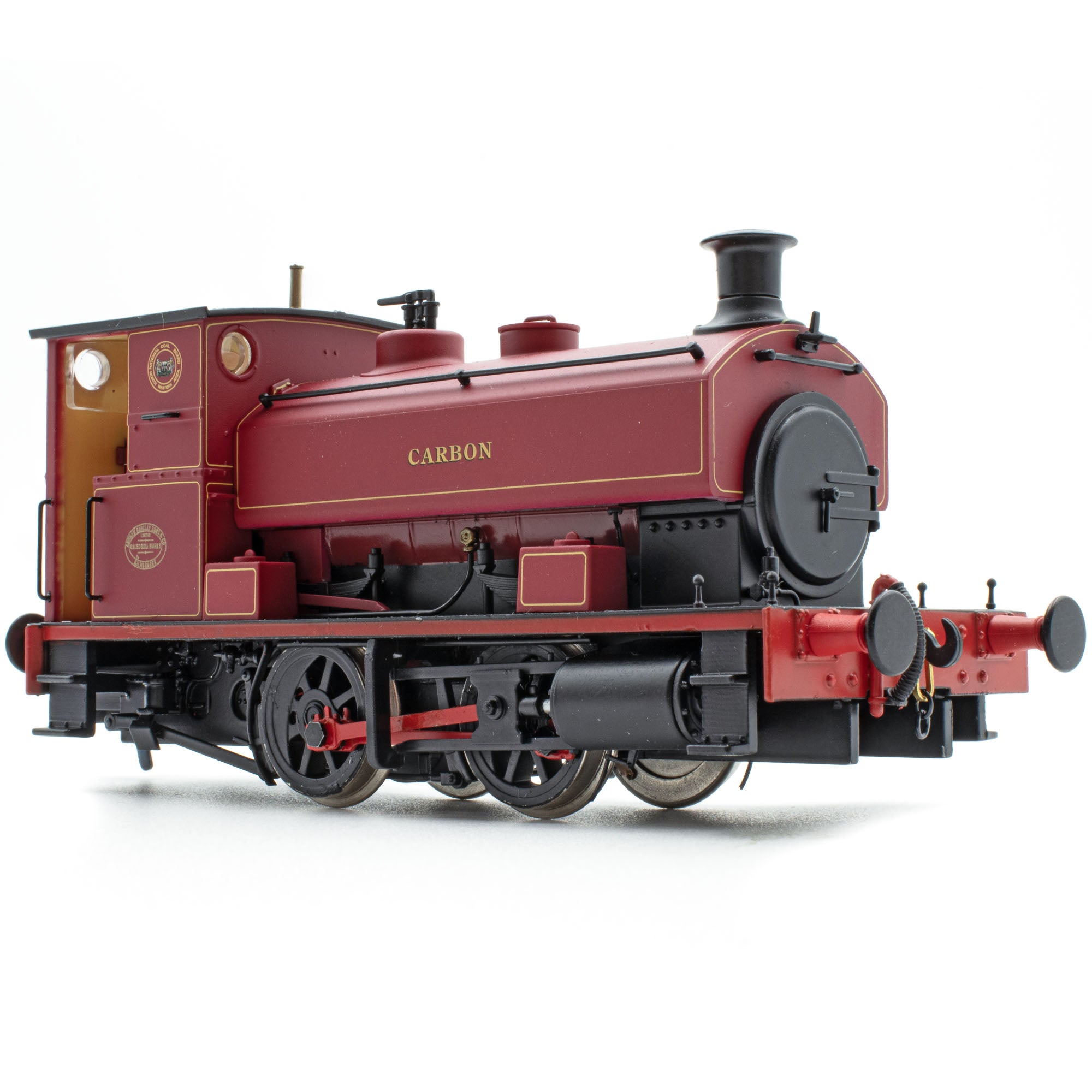 Andrew Barclay 0-4-0ST 14" 'Carbon' in NCB lined maroon – Accurascale