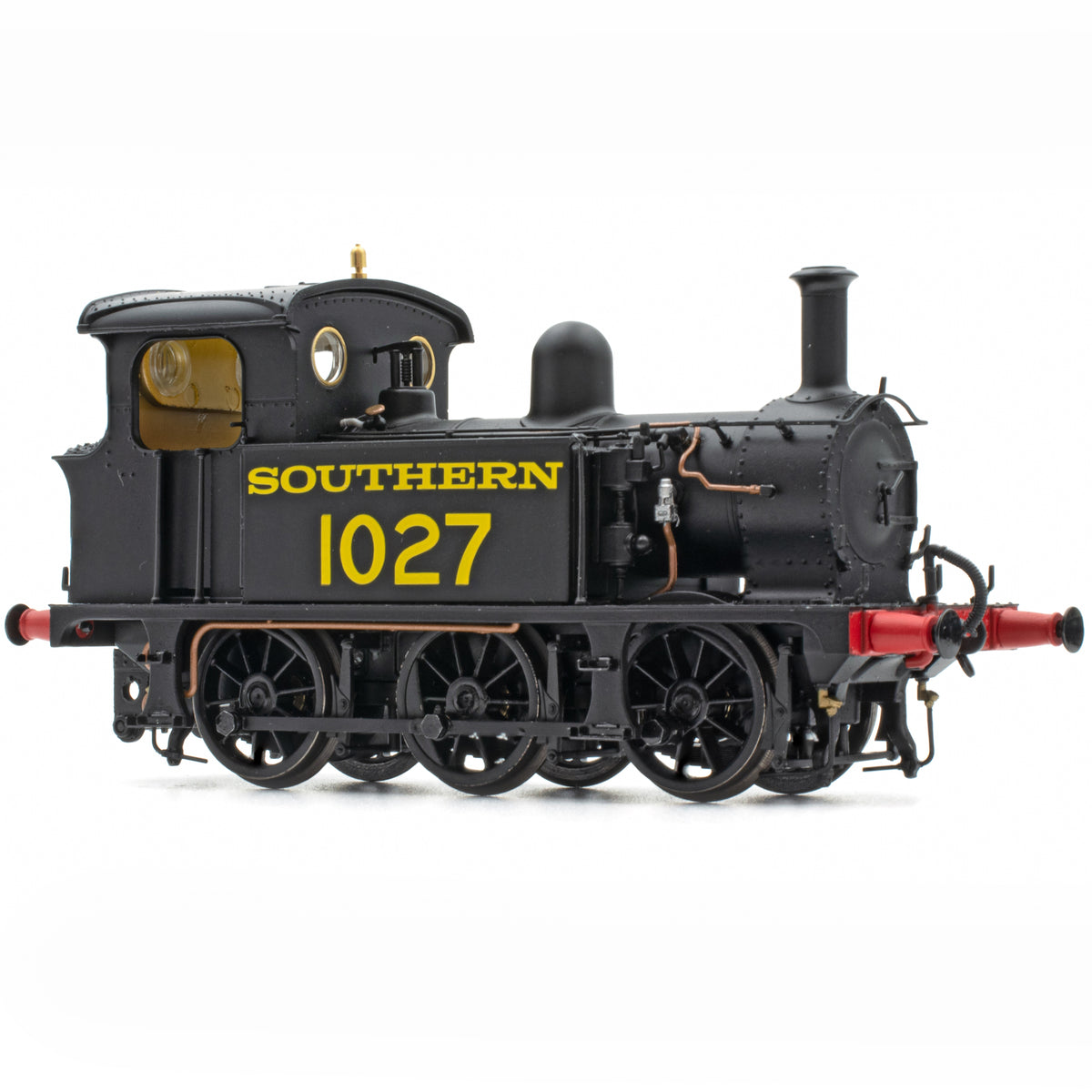 SECR P Class 0-6-0T 1027 in SR black with Egyptian lettering — Accurascale