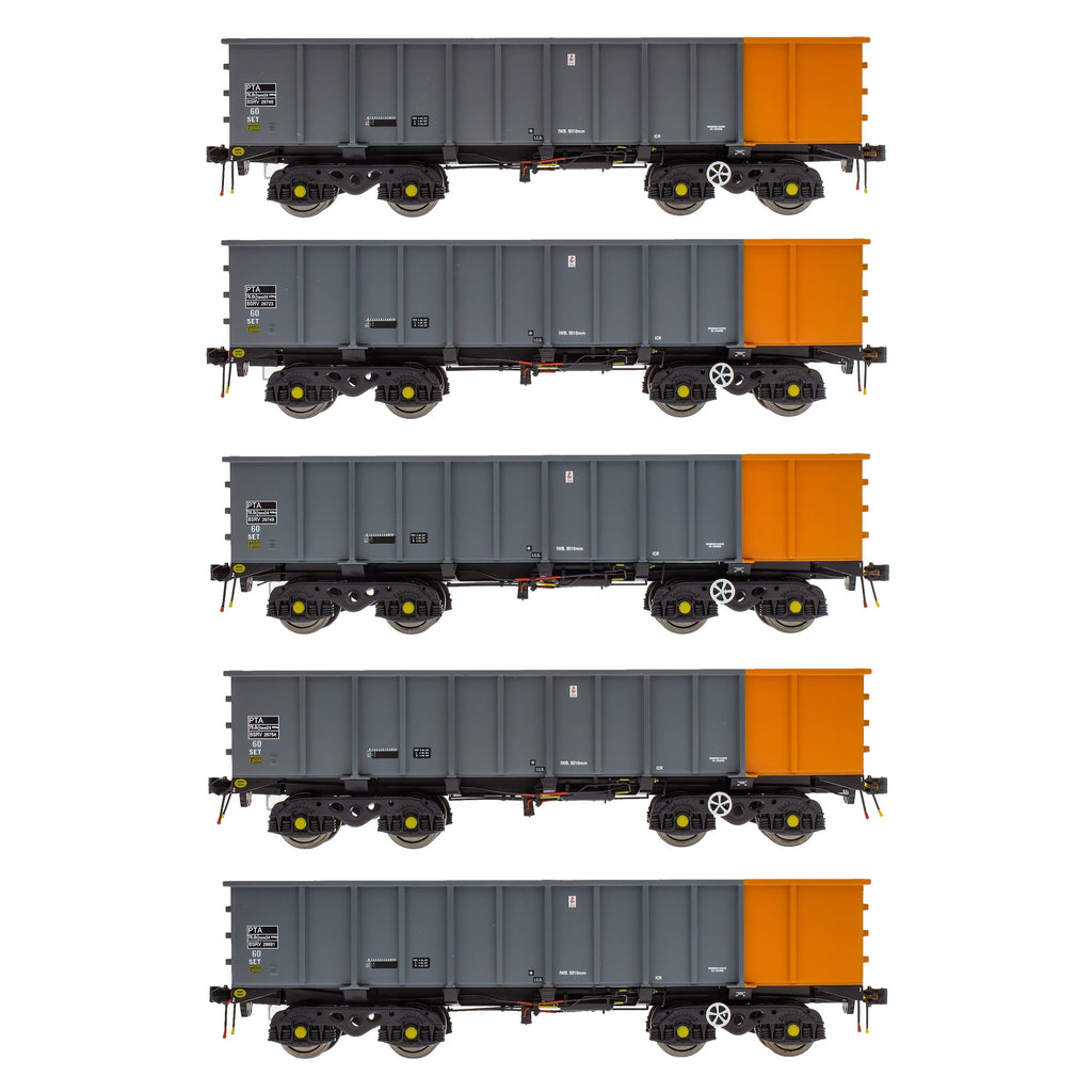 PTA/JTA+JUA Bogie Tippler Wagons — Accurascale