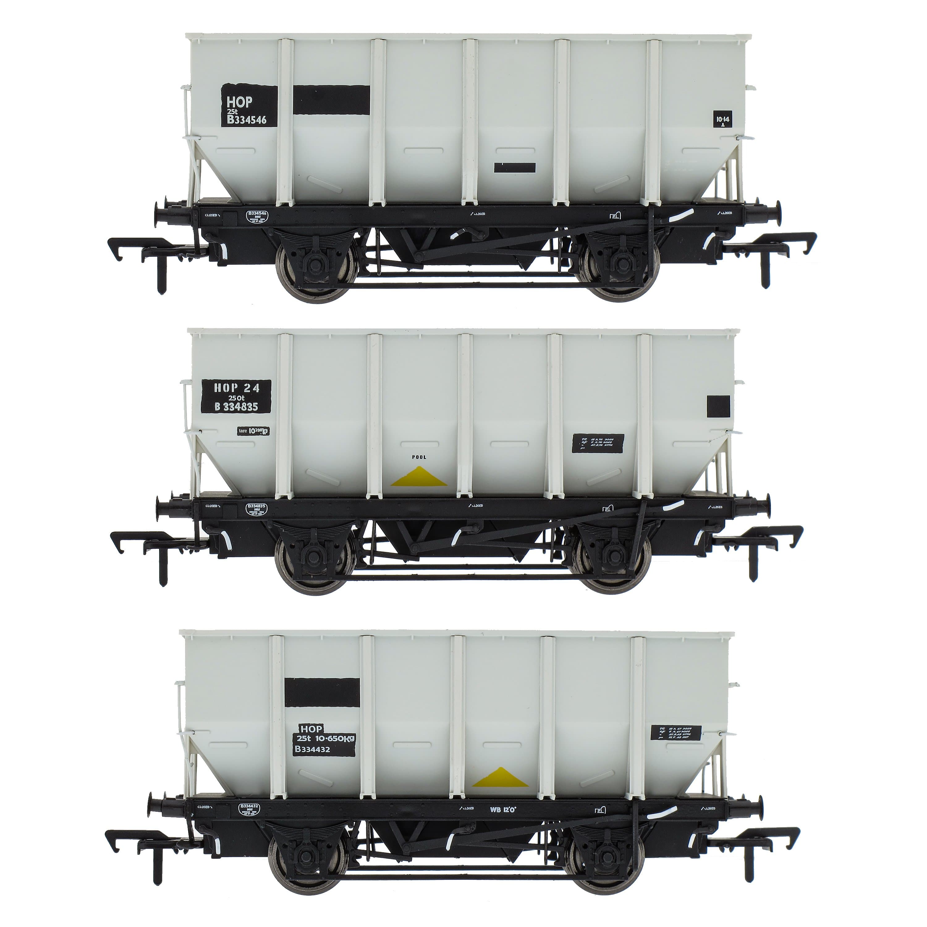 BR 24.5T HOP24/HUO Coal Hopper - Grey pre TOPS- Pack P – Accurascale