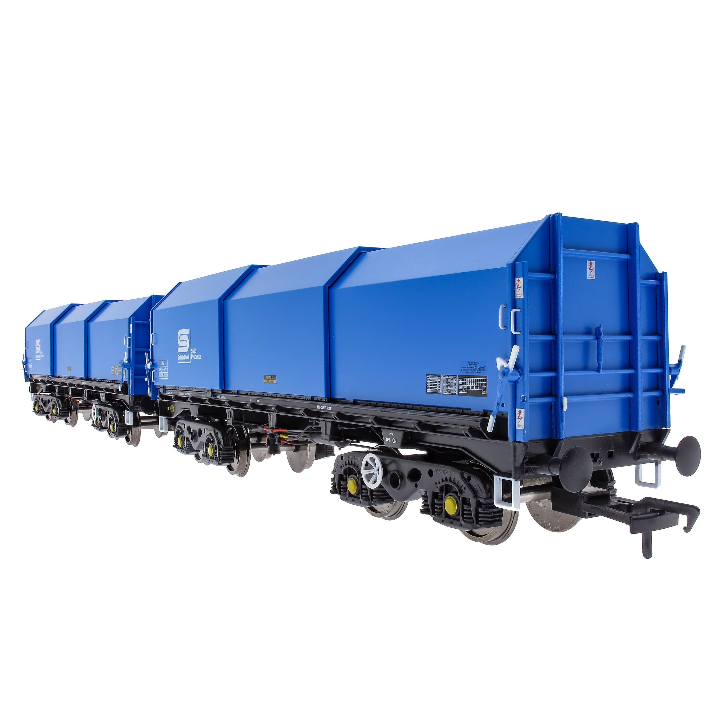 JSA Bogie Covered Steel Wagon Twin Pack - British Steel 1 — Accurascale