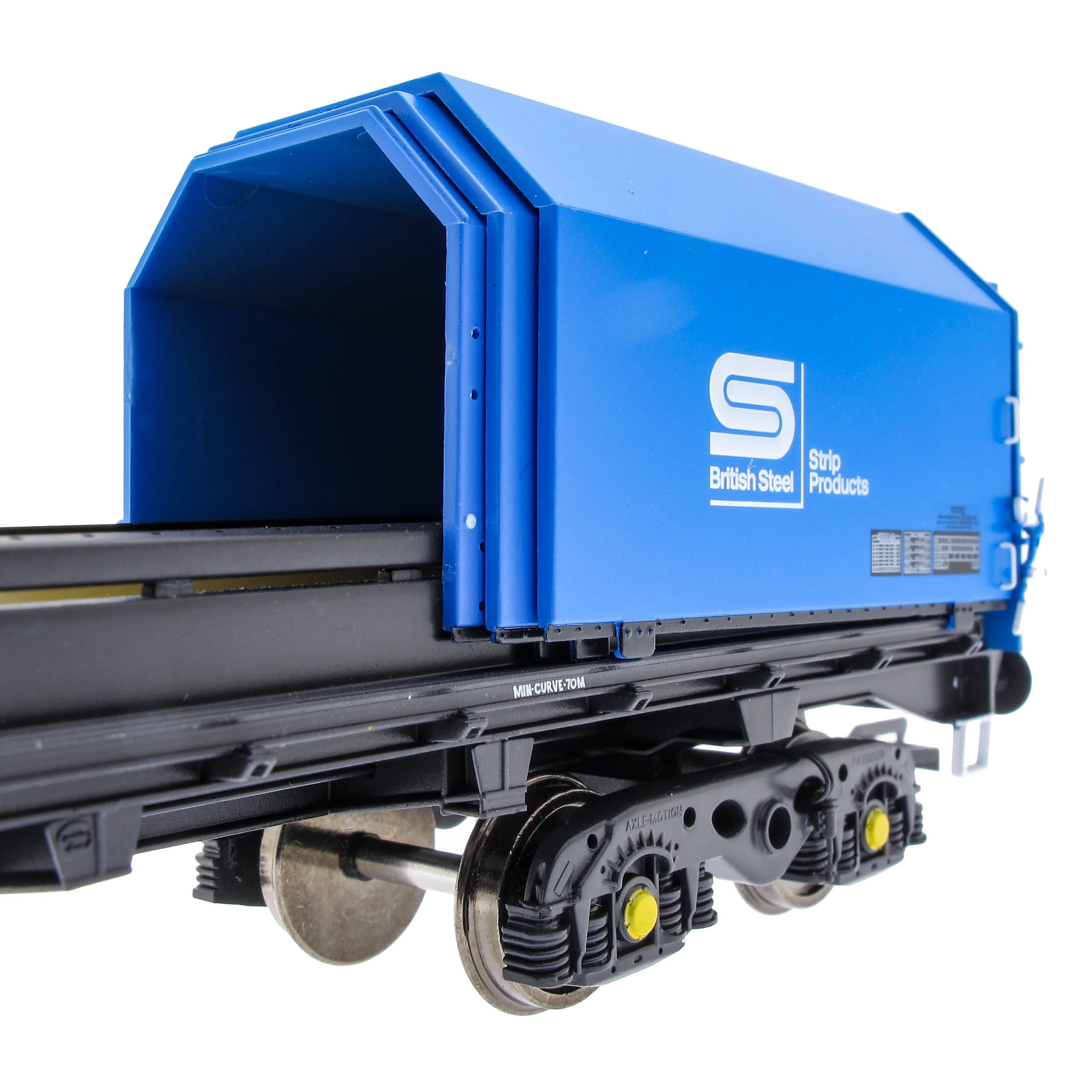 JSA Bogie Covered Steel Wagon Twin Pack - British Steel 3 — Accurascale