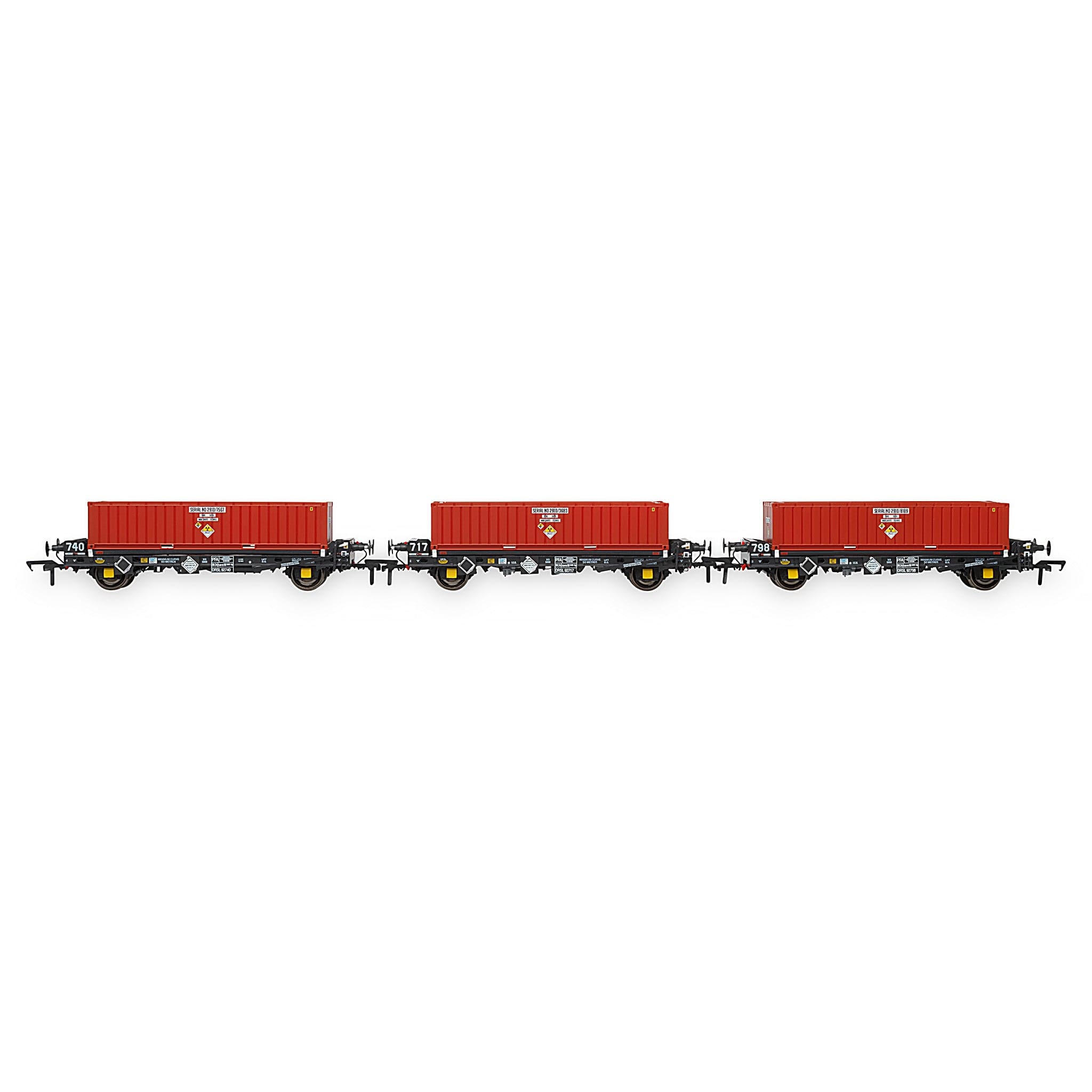 PFA 2 Axle Container Flat Wagon — Accurascale