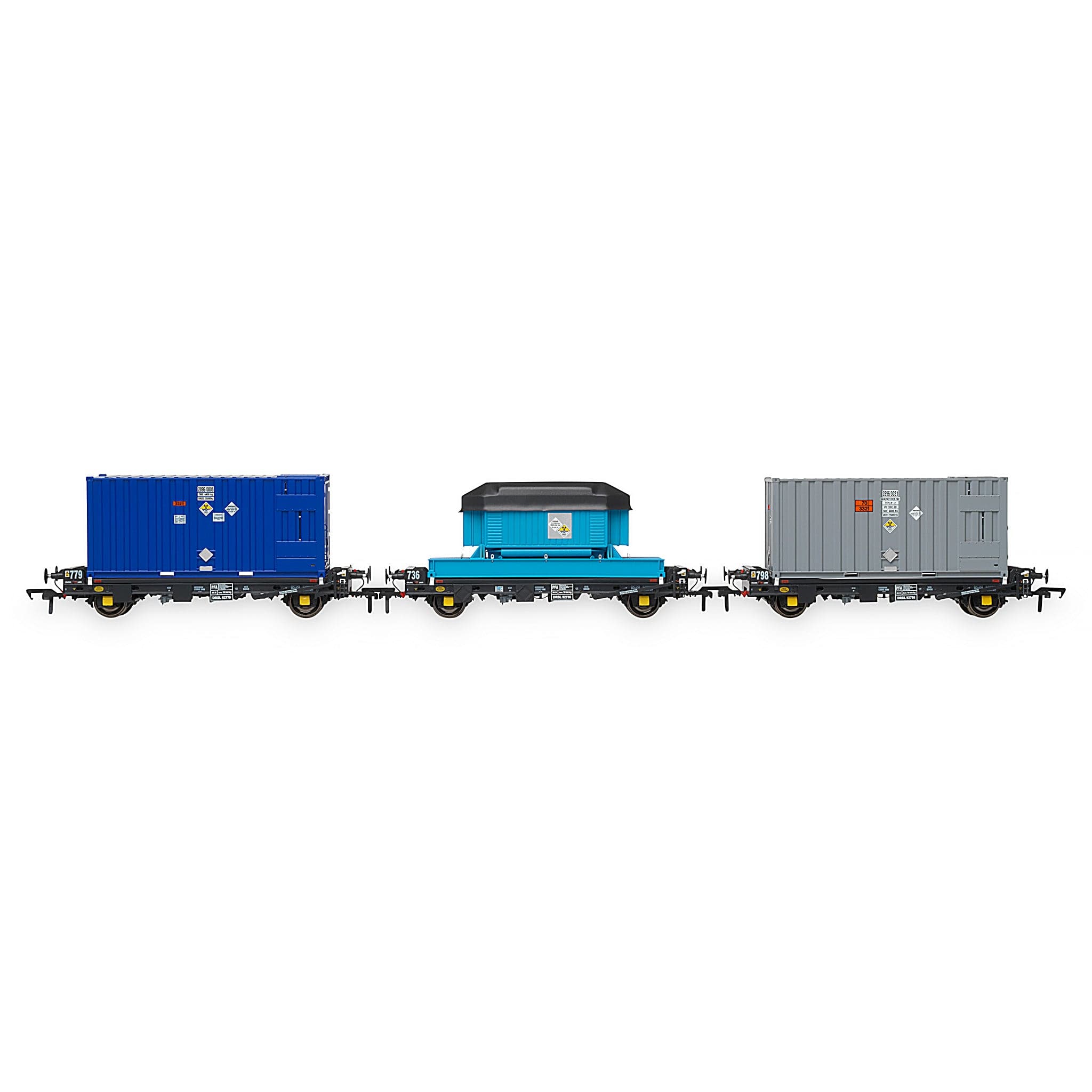 PFA 2 Axle Container Flat Wagon — Accurascale