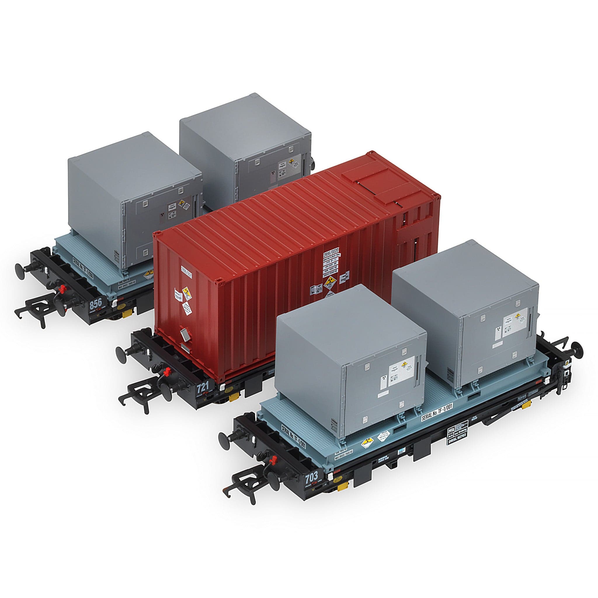 PFA 2 Axle Container Flat Wagon — Accurascale