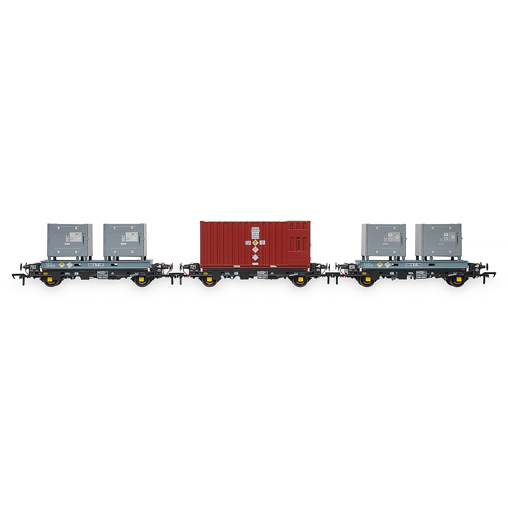 PFA 2 Axle Container Flat Wagon — Accurascale