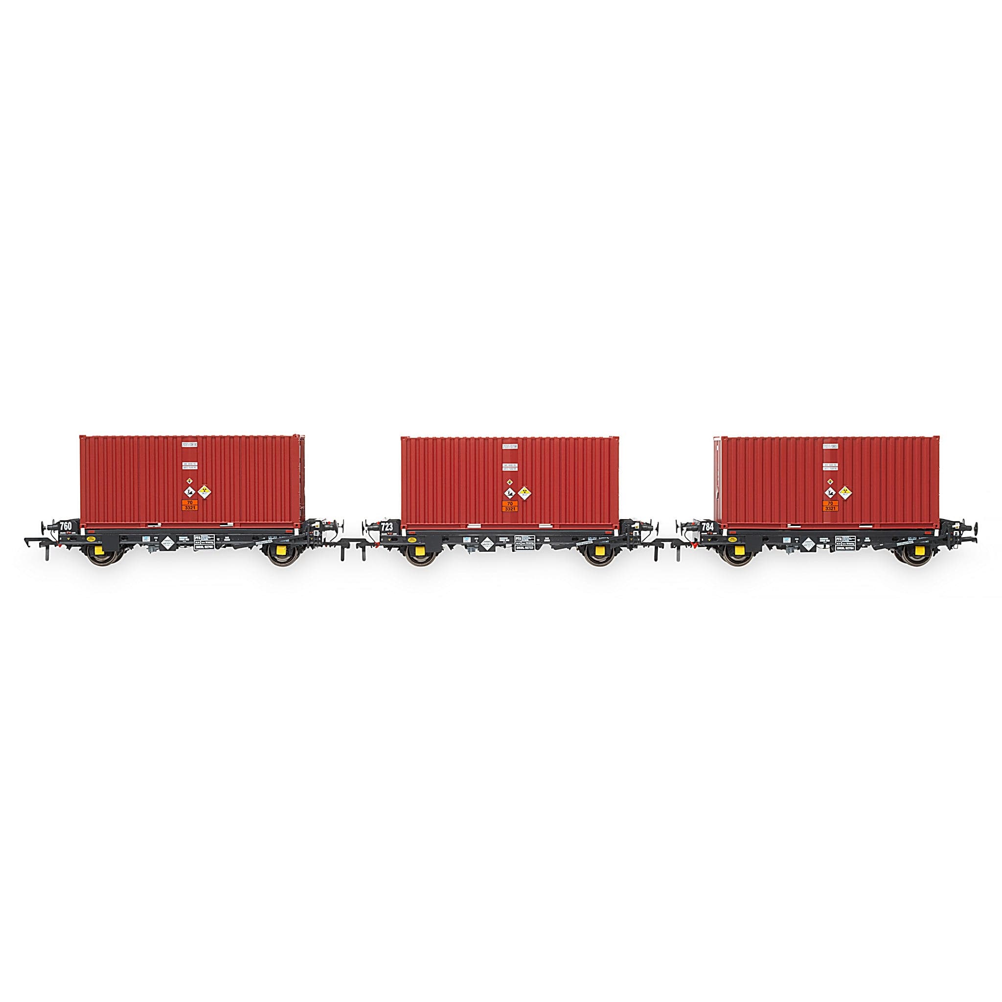 PFA 2 Axle Container Flat Wagon — Accurascale