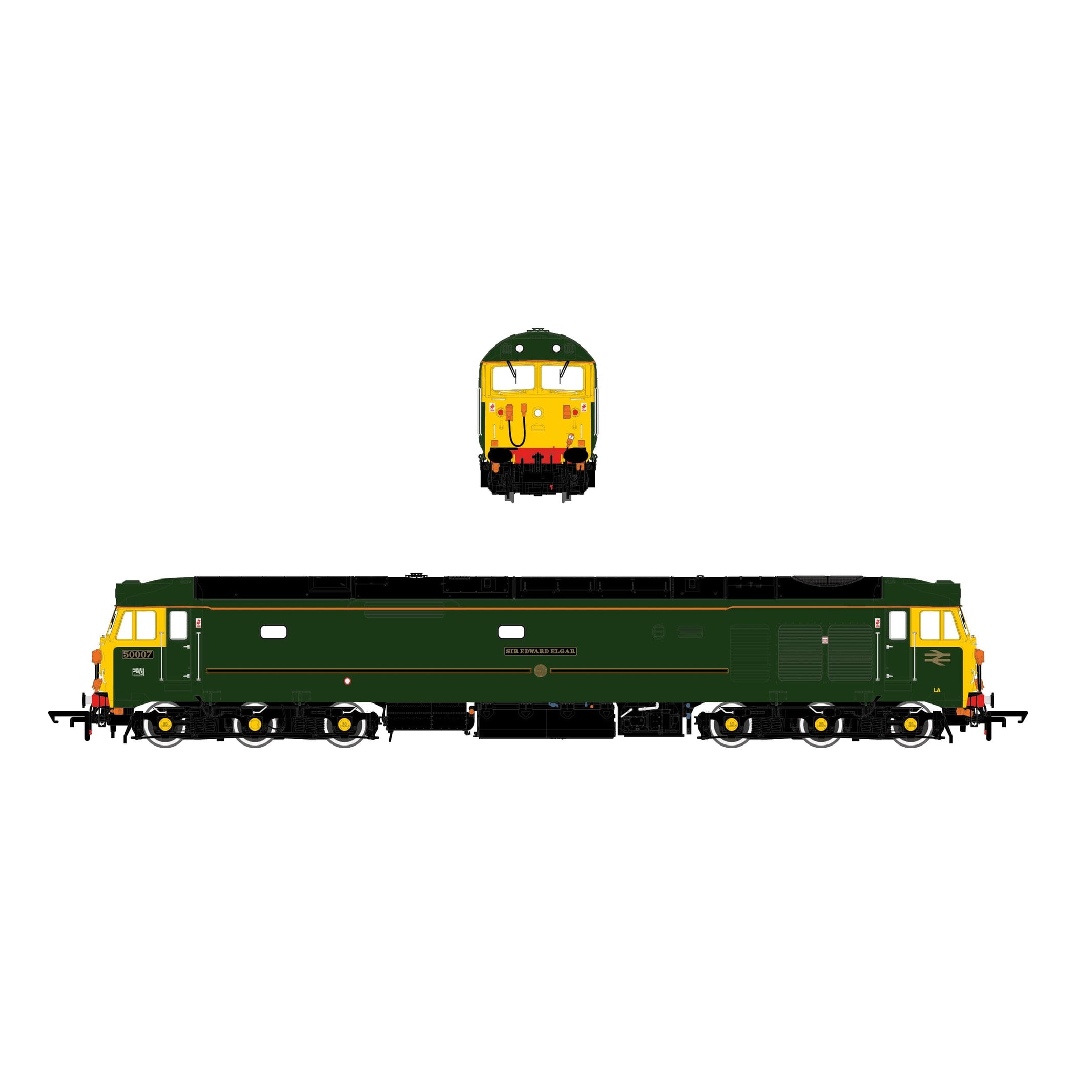 BR Class 50 - GWR Green - 50007 'Sir Edward Elgar' - Exclusive ...