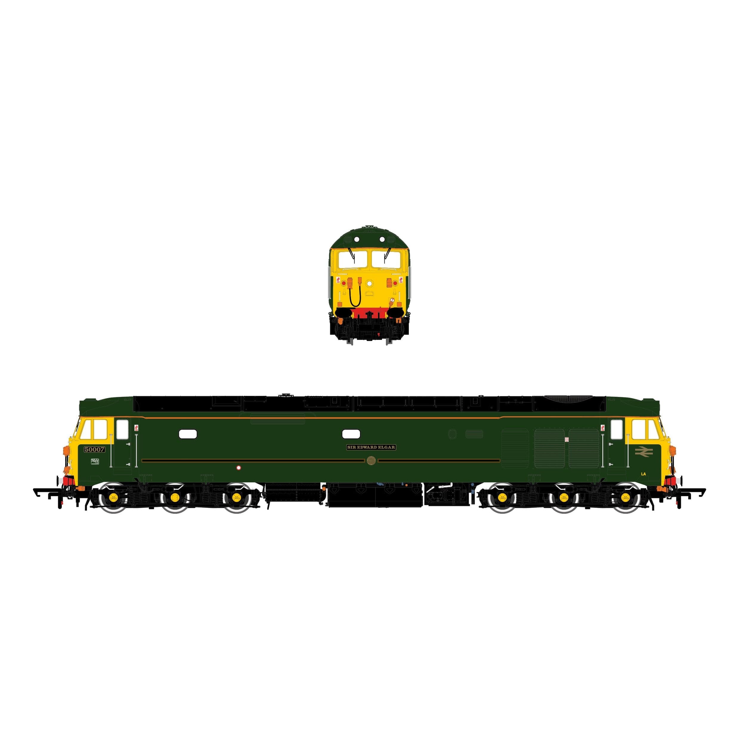 BR Class 50 - GWR Green - 50007 'Sir Edward Elgar' - Exclusive - DCC S ...