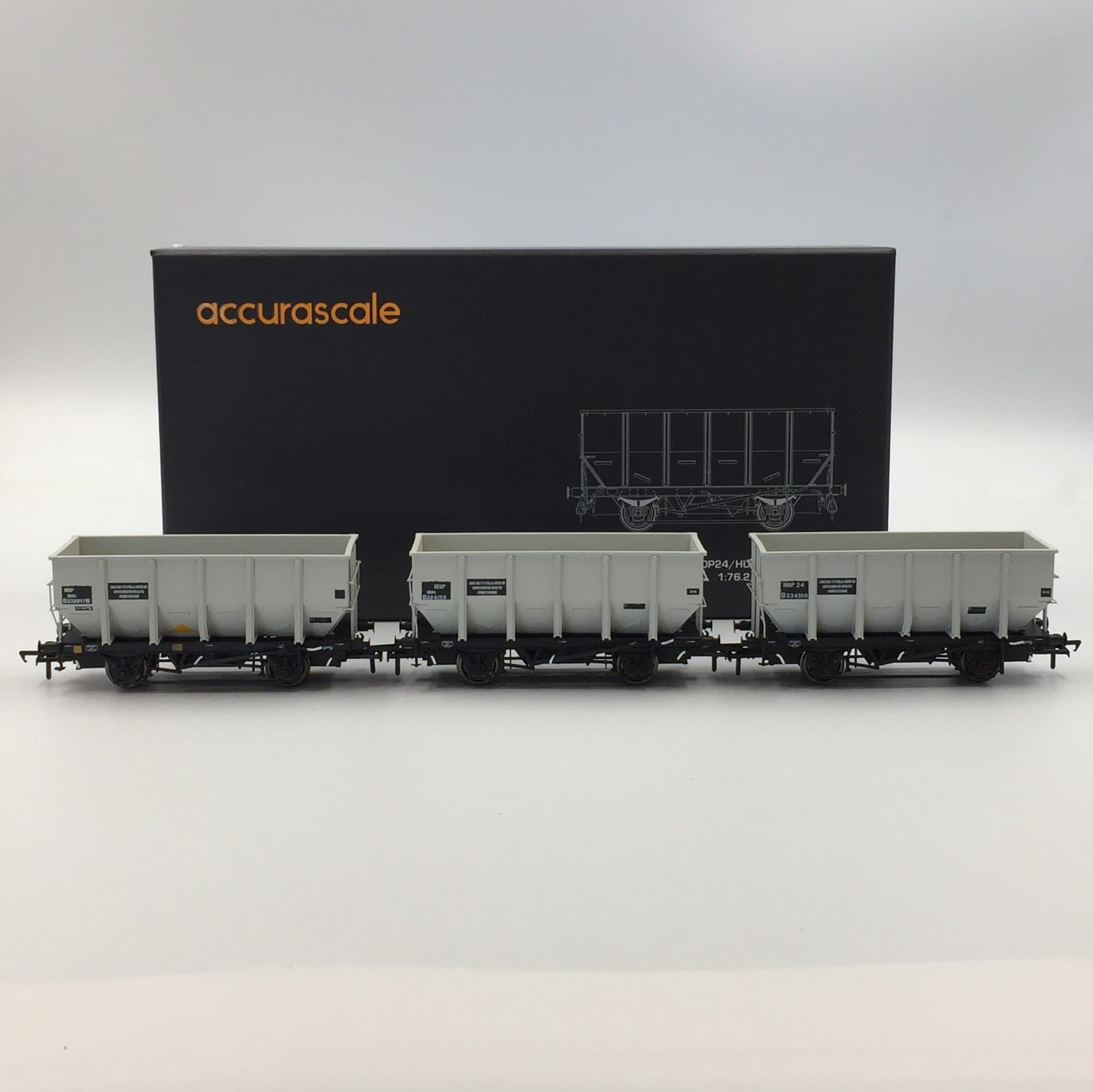 BR 24.5T HOP24/HUO Coal Hopper - Grey pre TOPS- Pack B – Accurascale