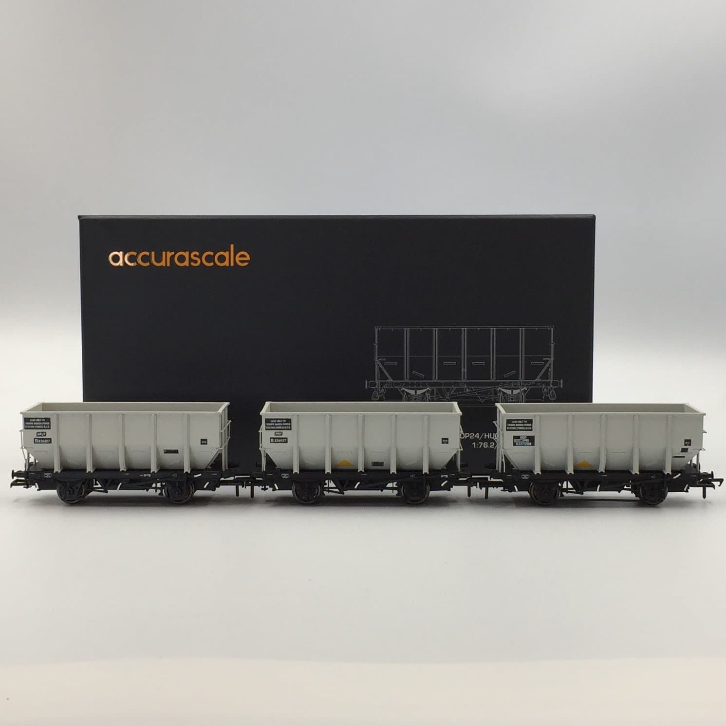 BR 24.5T HOP24/HUO Coal Hopper - Grey pre TOPS- Pack E – Accurascale