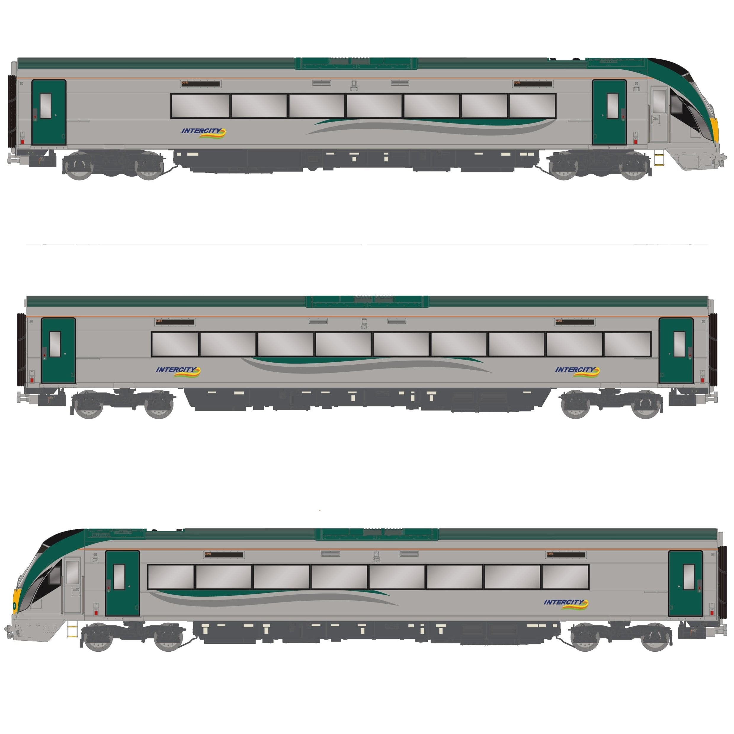 IE 22000 Class 'ICR' - 3-car in original 'Intercity' branded livery, w ...