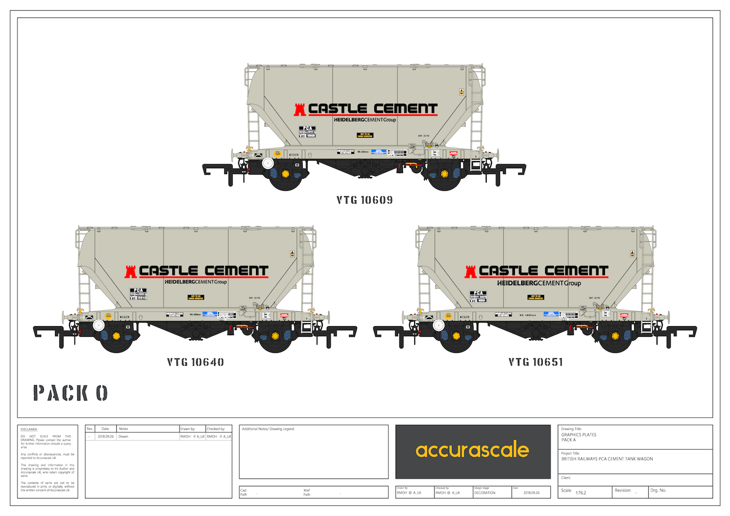Ciment en vrac PCA-Castle Cement Pack O – Accurascale
